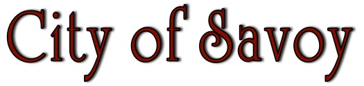City Council – City of Savoy, Texas
